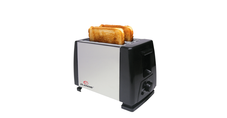 Toaster for 2 slices, 750W, 6 stages, stainless steel/black, EK-0202 ...