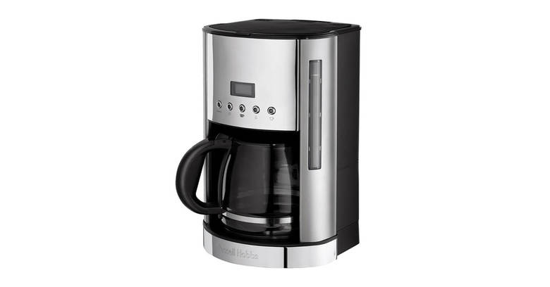 Deluxe filter coffee machine with illuminated tank and buttons, 24-hour ...