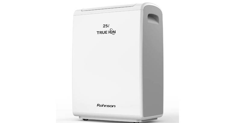 Dehumidifier with ionizer 25l/day 340W up to 145m2 timer drainage, R ...