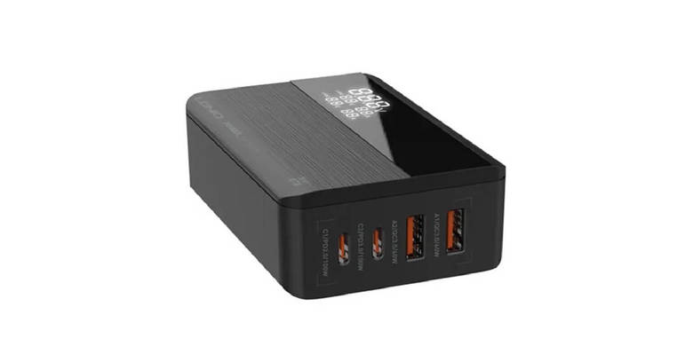 Ultrafast desktop 100W charger 2xUSB-C/3A+2xUSB-A/5A display, A4809C ...