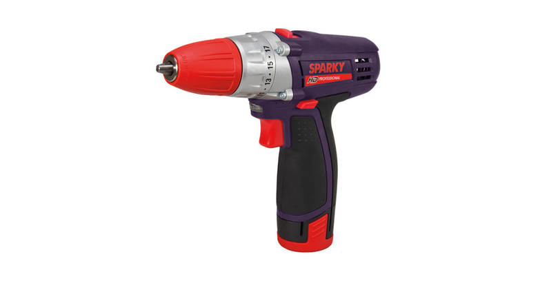 Cordless screwdriver SPARKY BR2 10.8Li HD, 1.3 Ah, 32 Nm ⋆ MASTERHAUS