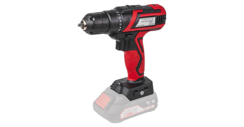 Cordless screwdriver 20V, 44Nm without battery R20 RDP-KCD20 RAIDER ⋆ ...