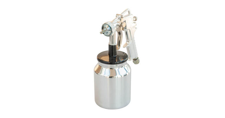 Metal spray gun with lower cistern 1l, nozzle 1.5mm, 6-8 Bar ⋆ MASTERHAUS