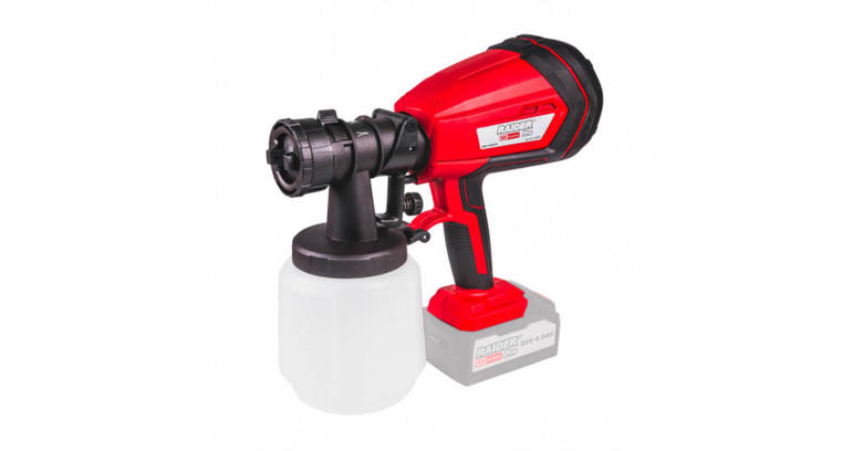 Battery-powered paint spray gun 3 nozzles 1 l, without battery R20 RDP ...