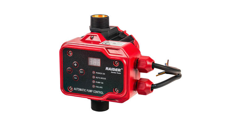 Electronic pressure switch 2.2kW/15bar/1” dry-running protection RD ...