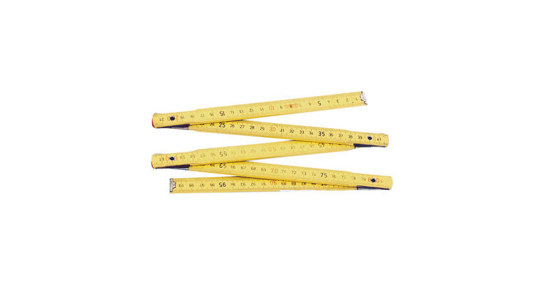Wooden folding meter, 1 m ⋆ MASTERHAUS