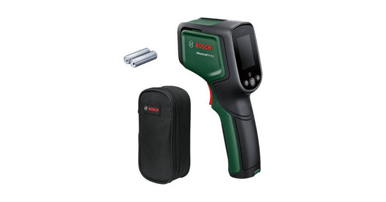 Non-contact temperature detector -30+500°C 1m with humidity measurement ...