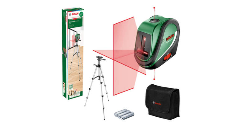 Laser level with crossed lines UniversalLevel 2 Set 10m/±0.5mm/m BOSCH ...