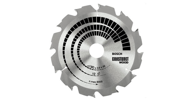 Circular disc 12FWF CONSTRUCT 190 x 30 mm ACC BOSCH ⋆ MASTERHAUS