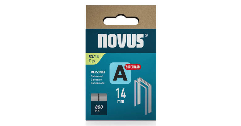 Скоби за такер 14мм 800бр. тип A 53 NOVUS ⋆ MASTERHAUS