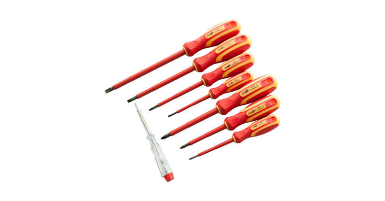 Insulated screwdriver set and phase meter 1000V 7pcs plus phase meter ⋆ ...