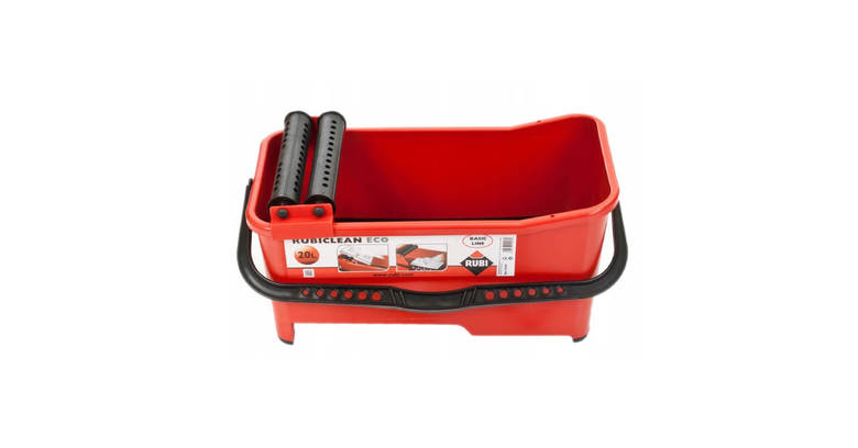 Grouting bucket - 520 x 270 x 260 mm, with two rollers ⋆ MASTERHAUS
