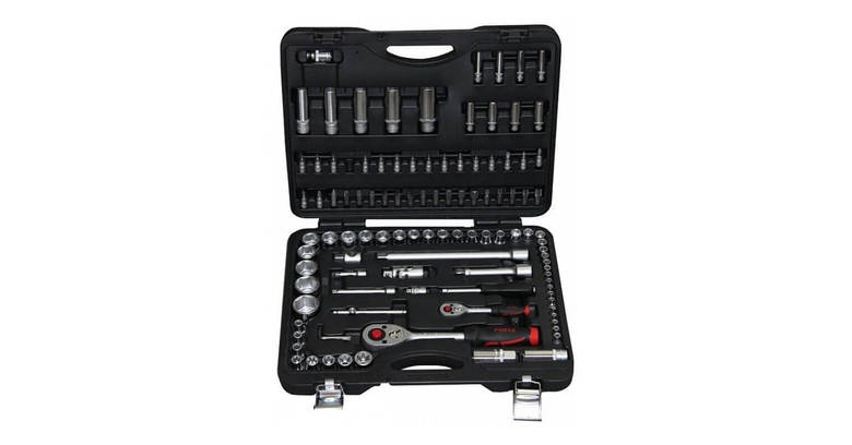 Gedore 1/2'and 1/4'', 4 - 32 mm, 108 pieces, 6-wall, chrome-vanadium ...