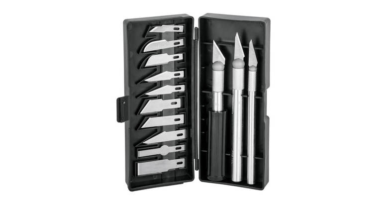 Hobby scalpels set - 13 pieces ⋆ MASTERHAUS
