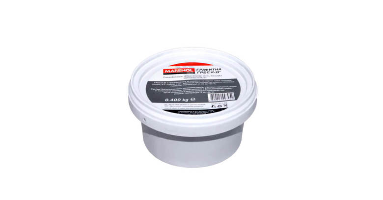 Graphite grease for machines K2-G heavy loads from -20°C to 60°C, 0.400 ...