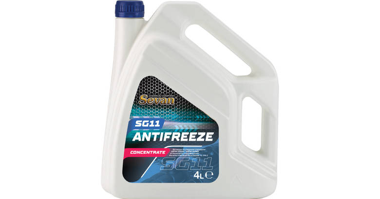 Антифриз концентрат 4л SG11 син 91274 SEVAN ⋆ MASTERHAUS