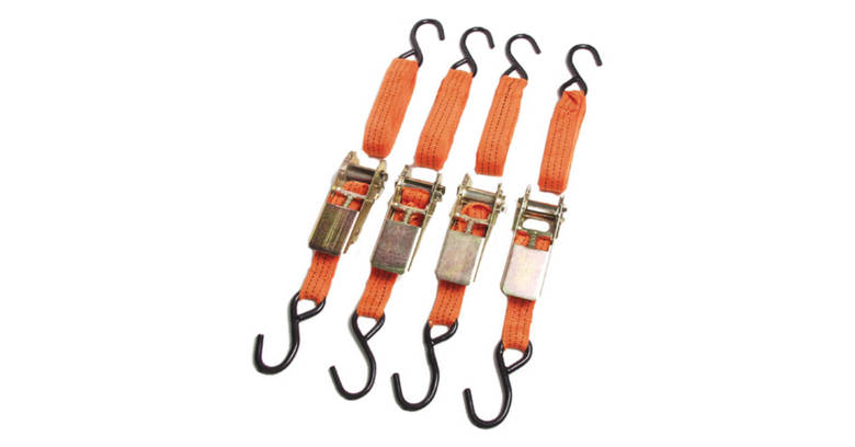Winch with belt set 4 pieces 25 mm x 3 m 300 kg GADGET ⋆ MASTERHAUS