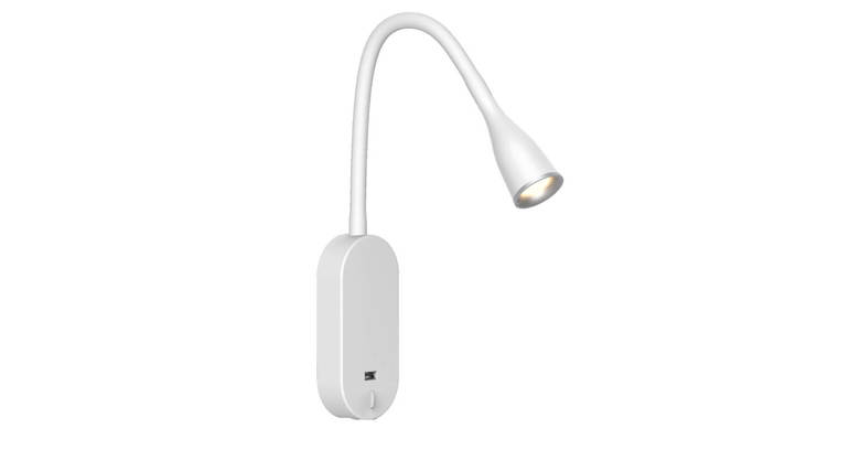 BELIGHT LED Аплик 4.5W 300lm 3000K бял, с USB | MASTERHAUS