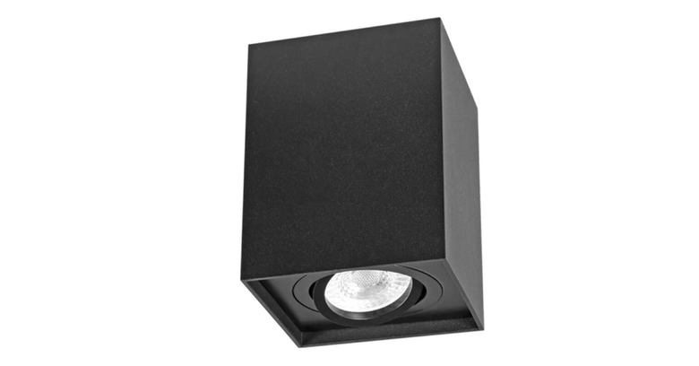 Луна за външен монтаж 96x96мм GU10 230V IP20, черна Braga DL702 BK VIVALUX ⋆ MASTERHAUS