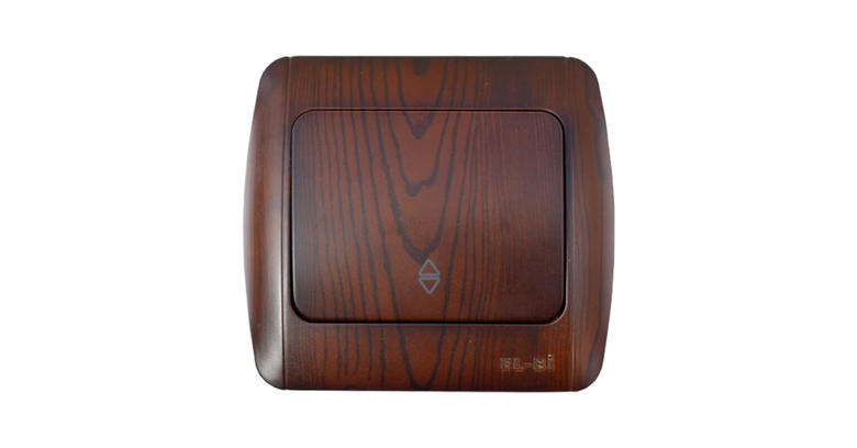 Deviator electric switch c6 wenge ZIRVE EL-BI ⋆ MASTERHAUS
