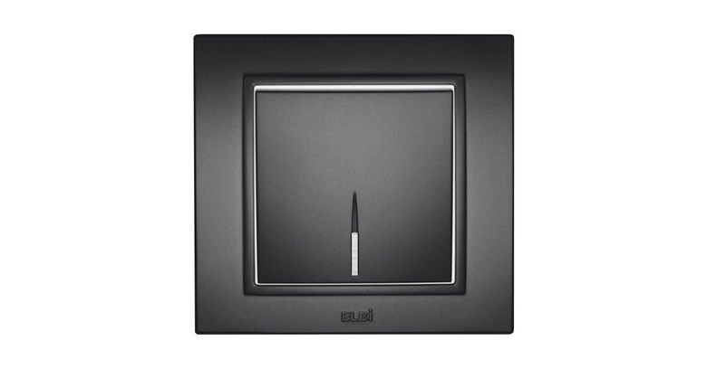 Deviator electric switch illuminated cx6 SI graphite ZENA EL-BI ⋆ ...