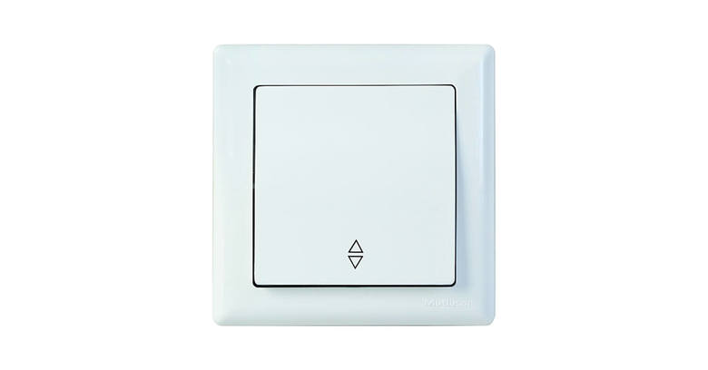 Deviator electric switch DARIA cx6 white MUTLUSAN ⋆ MASTERHAUS