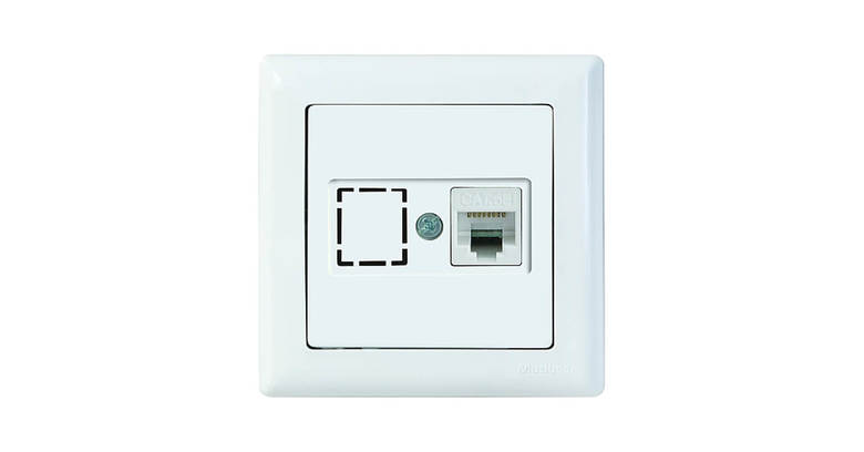 Computer socket RJ45 white DARIA MUTLUSAN ⋆ MASTERHAUS