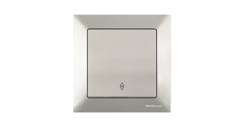 Deviator electric switch Candela - cx6. titanium ⋆ MASTERHAUS