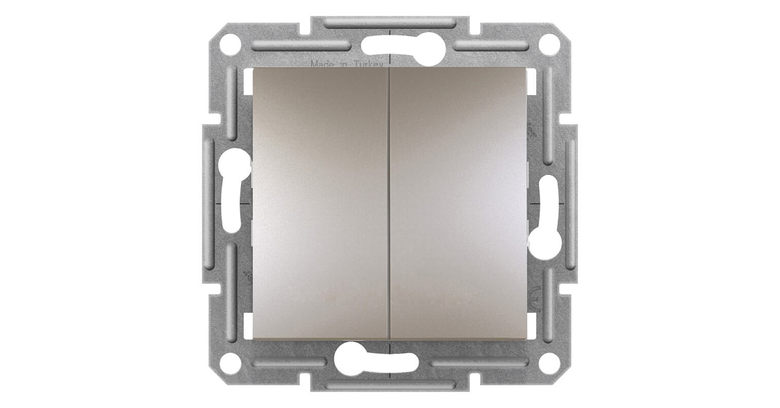 Double electric key mechanism without frame x5 Asfora bronze ⋆ MASTERHAUS