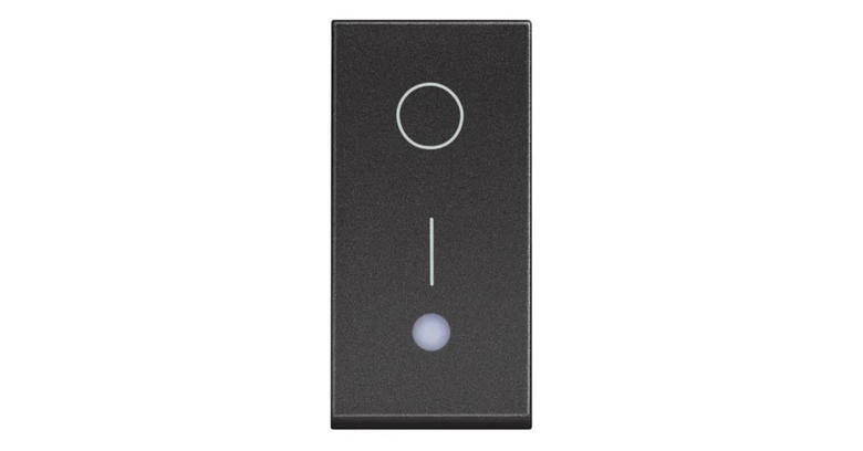 Boiler switch mechanism 16A single-module Classia Bticino black without ...