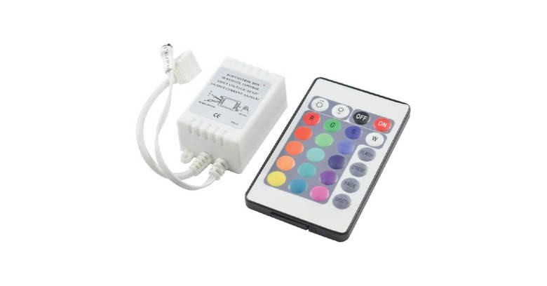 LED controller 72W infrared, with remote control 24 buttons VIVALUX ⋆ ...