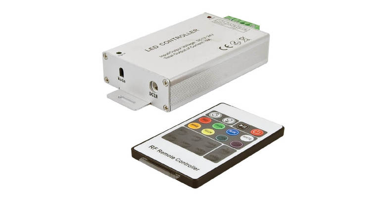 LED controller 144W radio frequency, with 20-button remote control ...