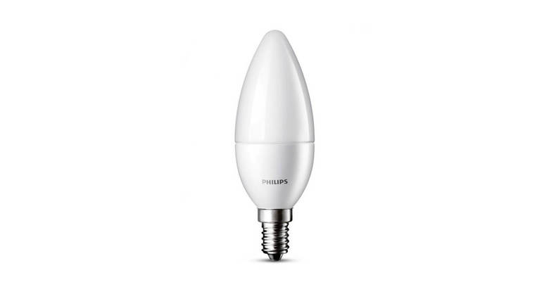Светодиодна LED лампа свещ B39 4W (25W) E14 2700K PHILIPS ⋆ MASTERHAUS