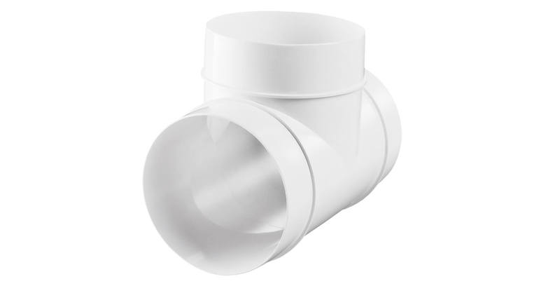 Tee for PVC air duct Ф 150 ⋆ MASTERHAUS