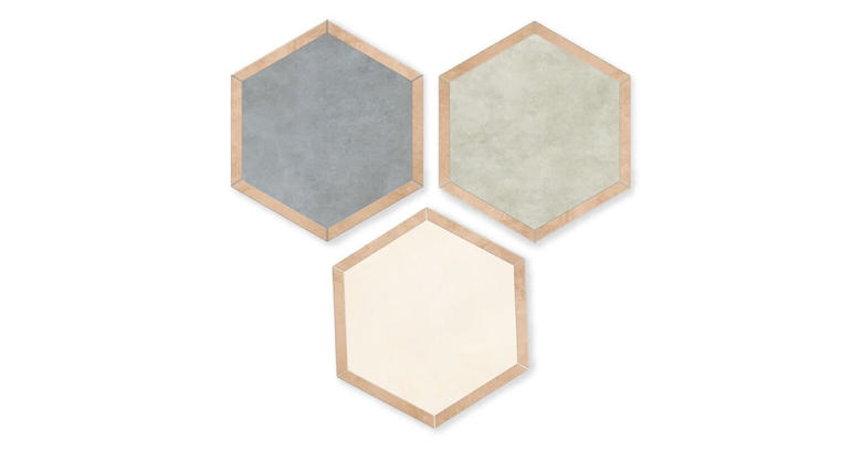 Granite tile hexagonal Elegant mix 43.5 x 50.3 cm mat (1.31 sq.m ...