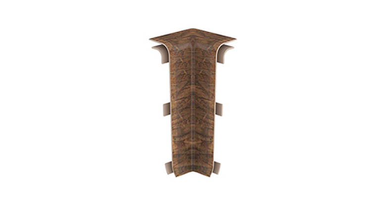 Internal corners for floor skirting ESQUERO № 612, cork oak, 2 pieces ...