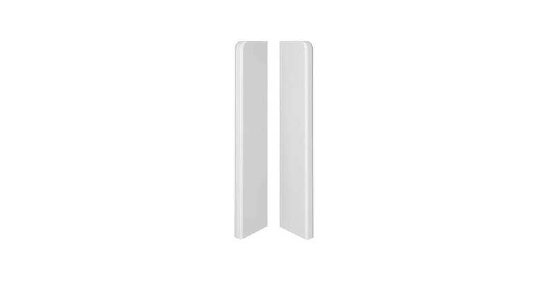Skirting board plug Espumo ESP 201 PVC white 2pcs/pack ⋆ MASTERHAUS