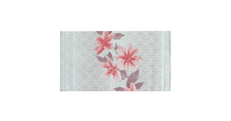 Embossed simplex wallpaper, pink flowers ⋆ MASTERHAUS