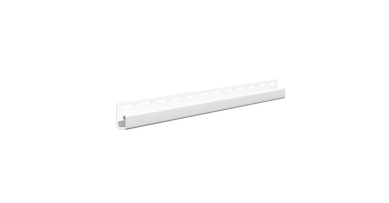 J-Profile for vinyl siding, 3.05m, color White ⋆ MASTERHAUS