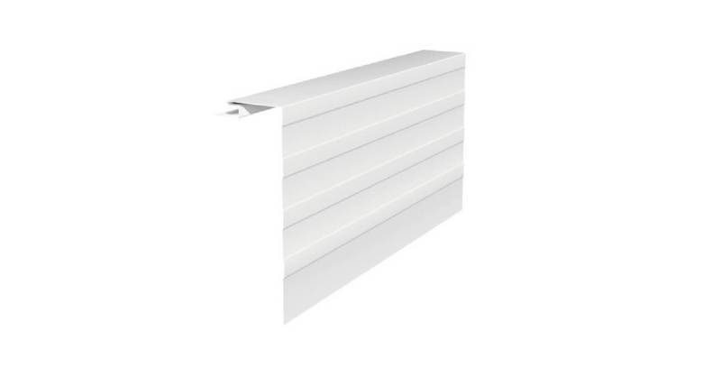 Facade profile - large for vinyl siding, 3.05m, color White ⋆ MASTERHAUS