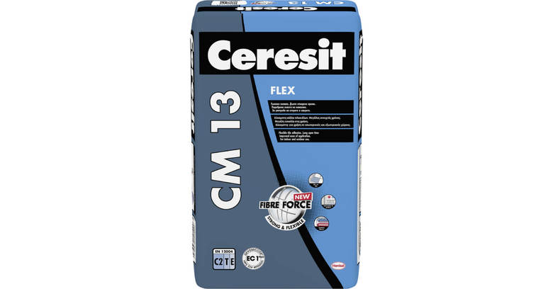 Лепило за плочки СМ 13 Flex C2TE 25кг CERESIT ⋆ MASTERHAUS