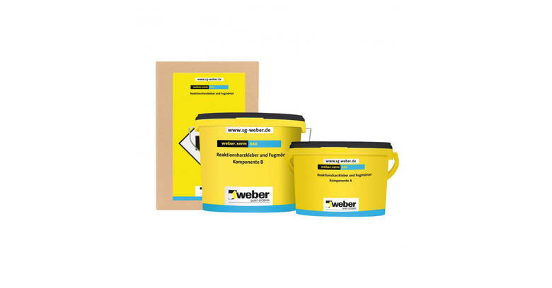 Epoxy grout weber.xerm 848 - 4 kg gray ⋆ MASTERHAUS
