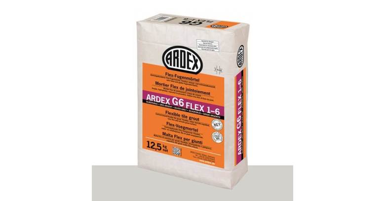 Elastic grout G6 Flex for joints 1-6 mm, light gray 5 kg ⋆ MASTERHAUS