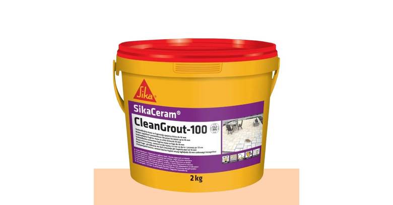 Grout for joints 2-10mm SikaCeram CleanGrout-100 for outdoor and indoor ...