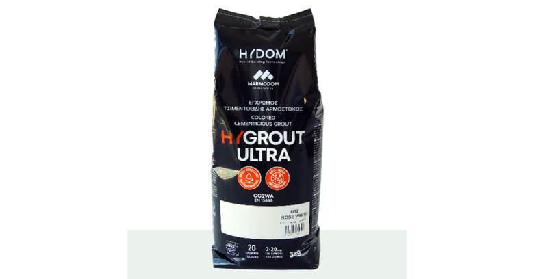 Grout 3kg white rose grout Hy Grout Ultra MARMODOM ⋆ MASTERHAUS