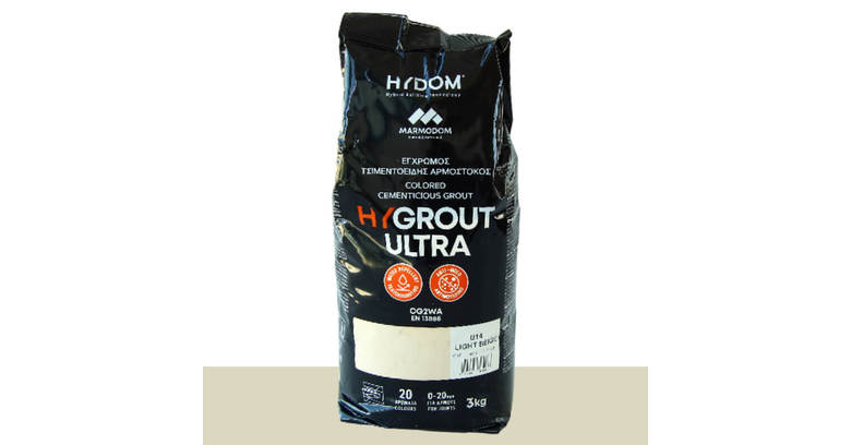 Grout 3kg light beige grout Hy Grout Ultra MARMODOM ⋆ MASTERHAUS