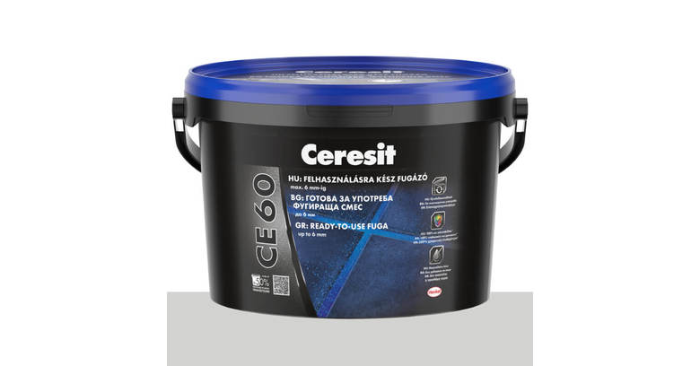 Fugenmörtel CE 60 Ceresit für Fugen bis 6 mm, silber 2kg ⋆ MASTERHAUS