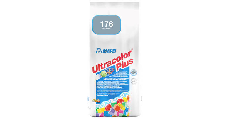 Фугираща смес 2кг сиво зелено Ultracolor Plus 176 MAPEI ⋆ MASTERHAUS