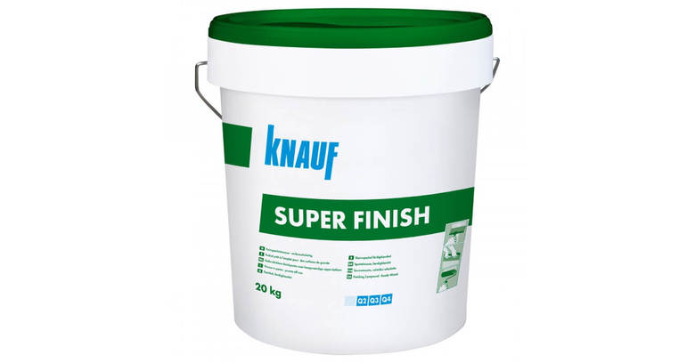 Joint filler and putty 20kg Super Finish KNAUF ⋆ MASTERHAUS