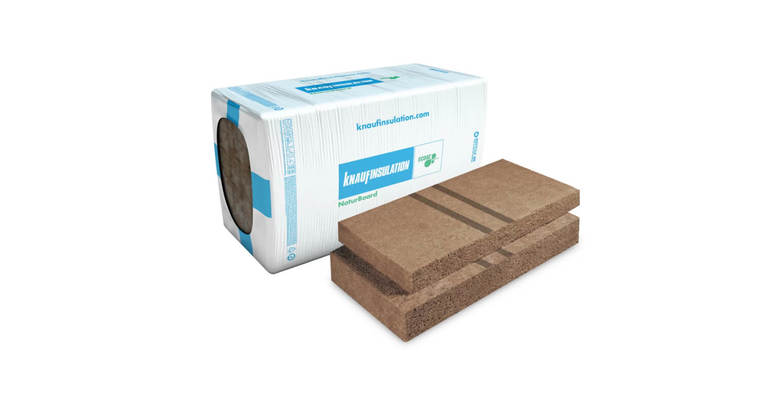 Каменна вата Naturboard Venti 50мм, 600x1000мм, 50кг/м³, 7.2м²/пакет KNAUF ⋆ MASTERHAUS